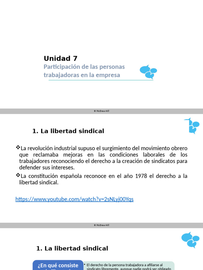 Tema 7 La Libertad Sindical | PDF | Sindicato | Bloqueo (industria)
