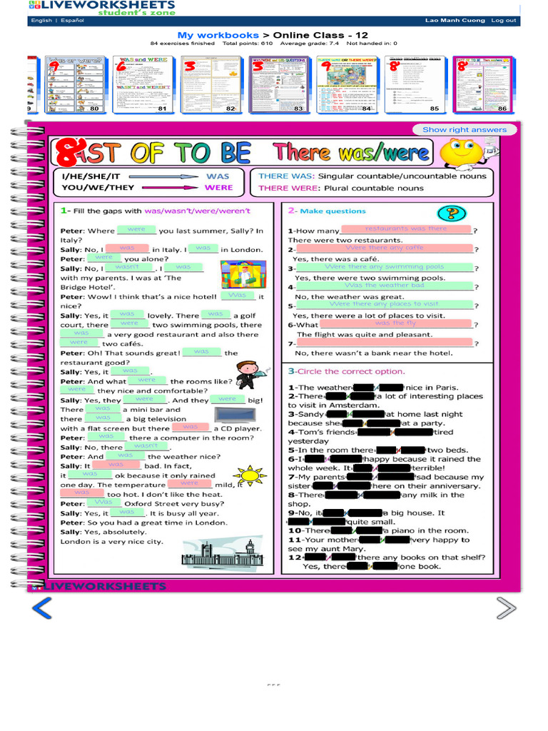 Liveworksheets.com - Student workbooks | PDF