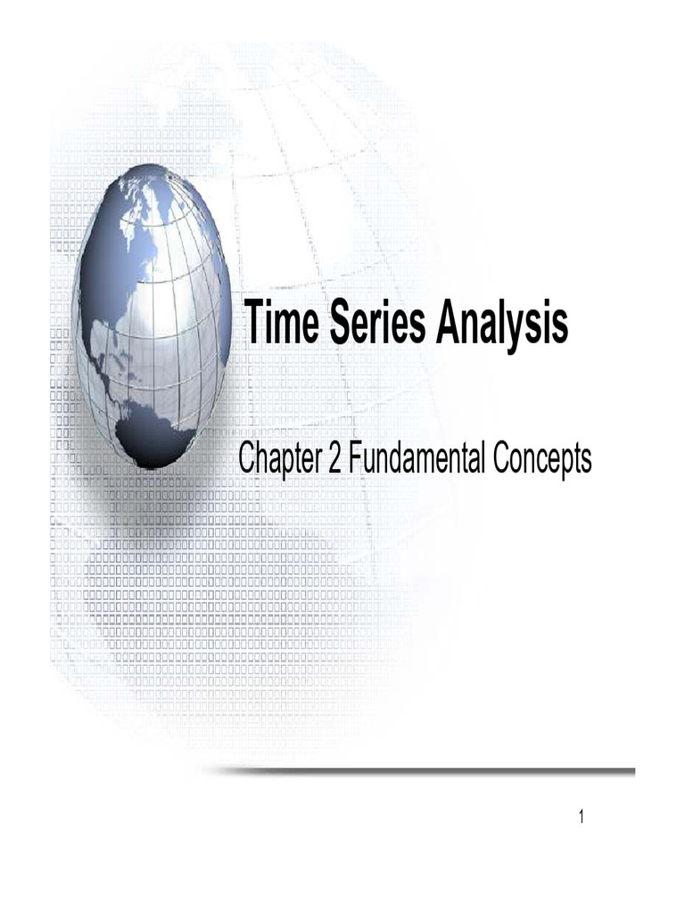 Chapter 2 Fundamental Concepts | PDF | Stationary Process | Time Series