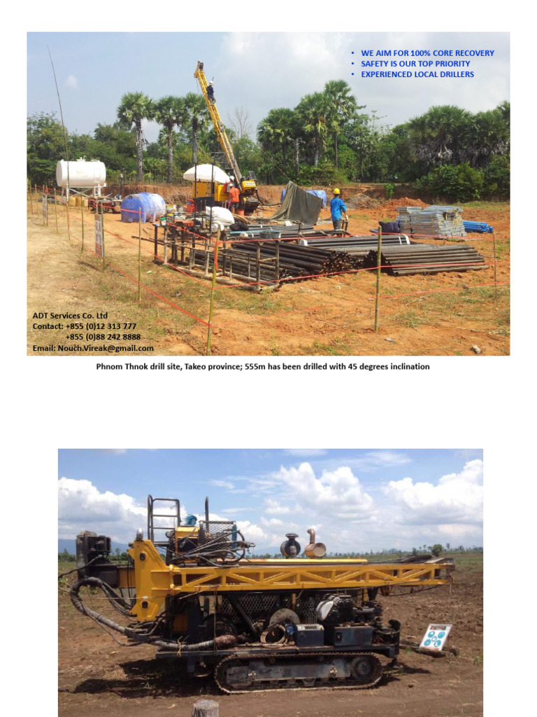 ADT Drilling Services Overview | PDF | Pump | Drill
