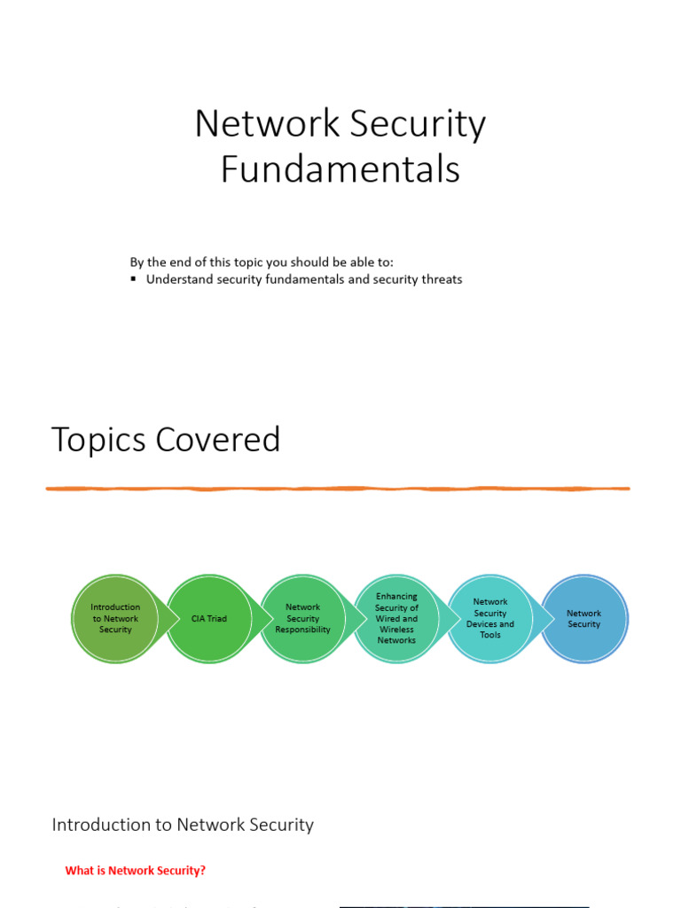 Network Security Basics Guide | PDF | Internet Protocols | Osi Model
