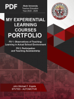 Field Study 1 Portfolio University of So | PDF | Teachers | Classroom