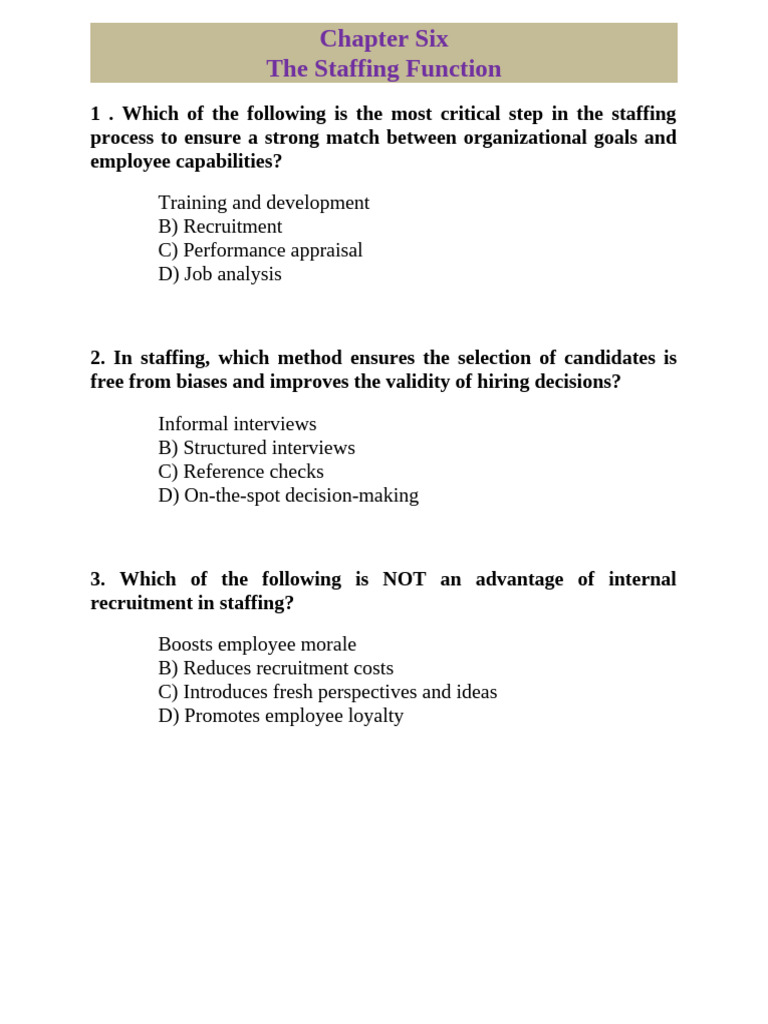 Staffing Strategies and Best Practices | PDF | Recruitment | Employment