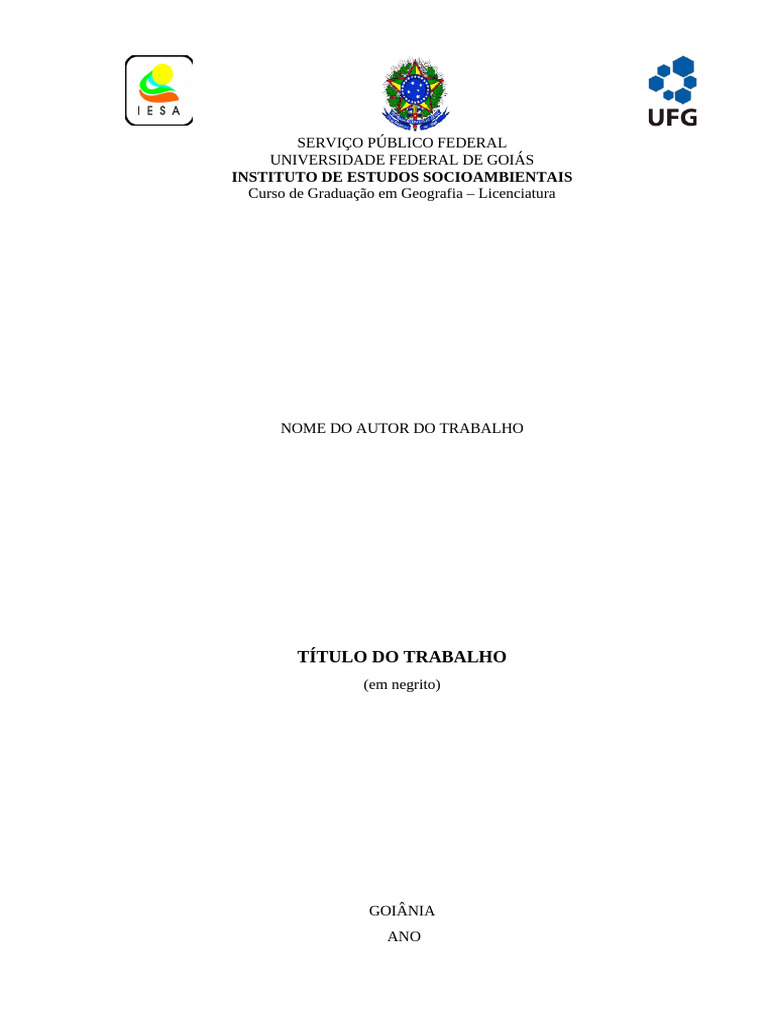 Template Projeto TCC | PDF | Metodologia