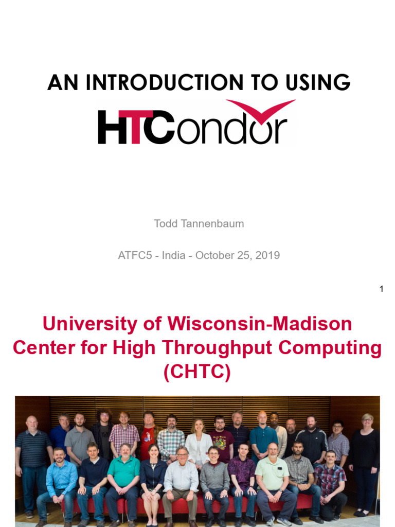 HTCondor User Tutorial | PDF | Computer File | Virtual Machine