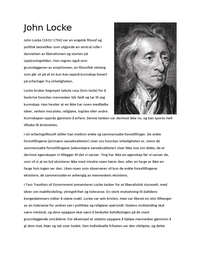 John Locke | PDF