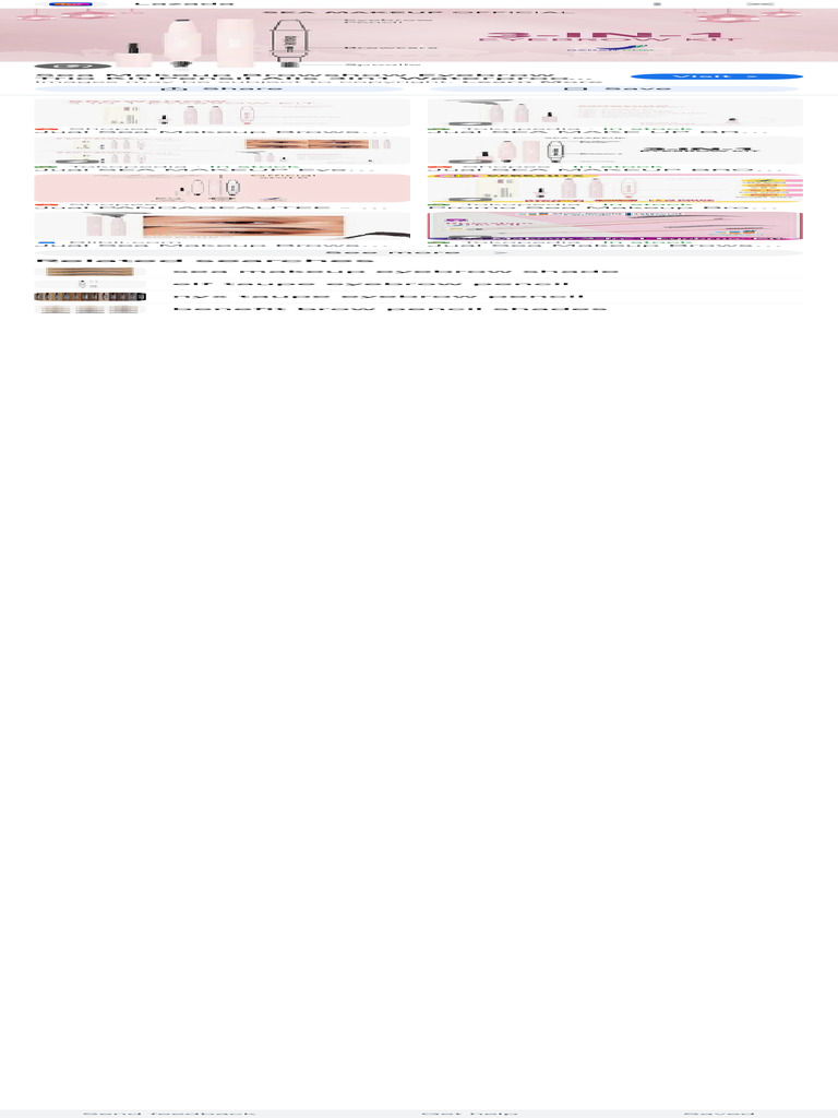 Pensil Alis Sea Makeup - Google Search | PDF