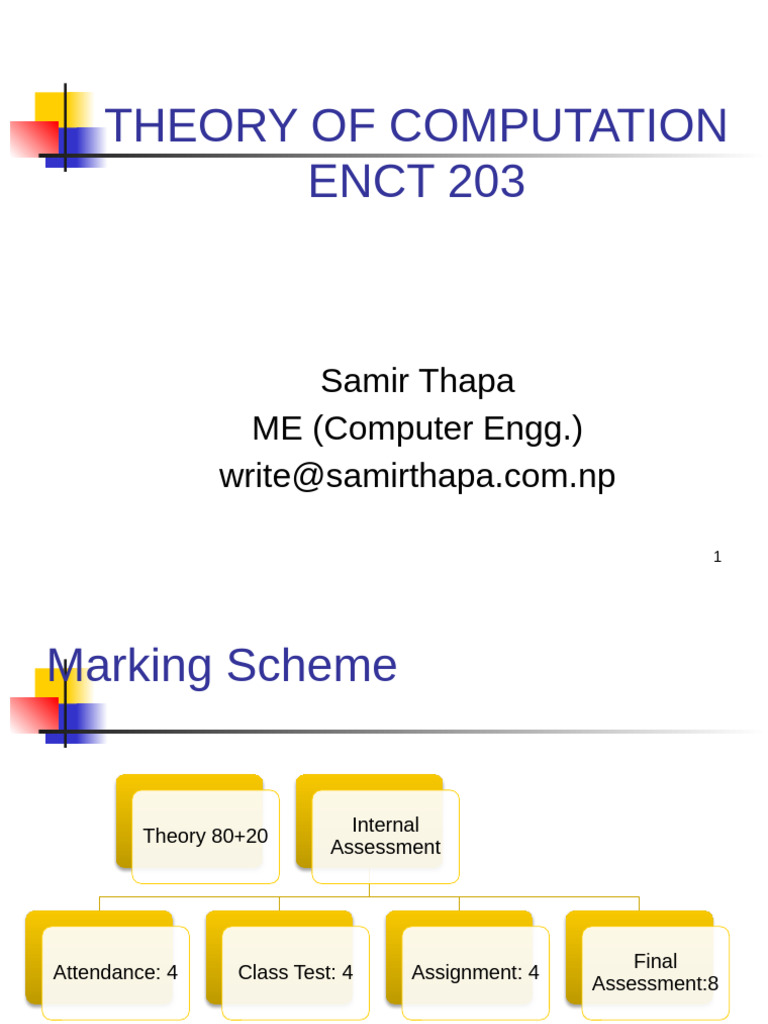 Unit1 Firstclass | PDF | Theory Of Computation | Automata Theory