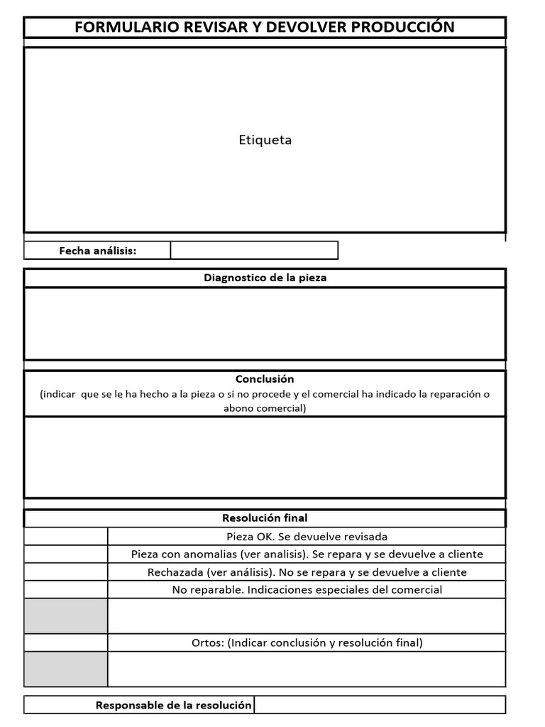 Formulario de RYD | PDF
