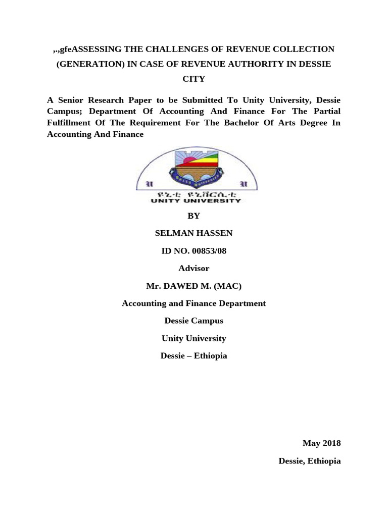 selman final research | PDF | Taxes | Income Tax