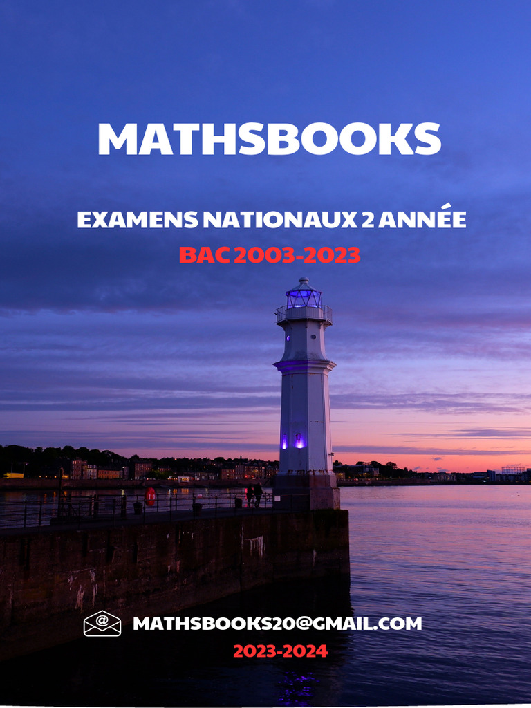 Examens Nationaux 2bac Mathsbooks | PDF | Nombre complexe | Angle