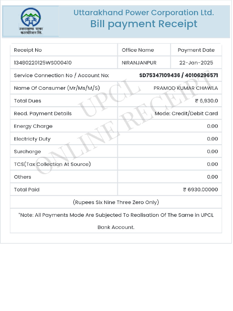 Bill Payment | PDF