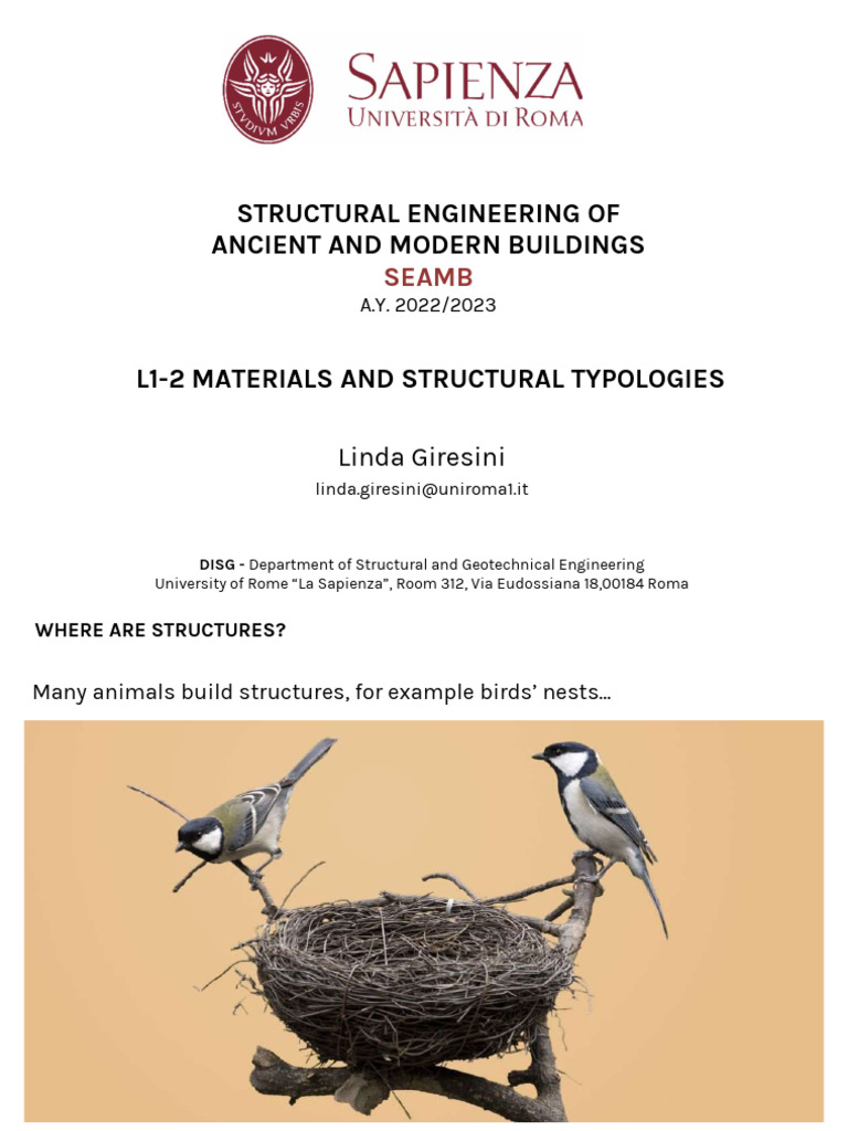 L1-2 Materials and Structural Typologies | PDF | Beam (Structure) | Truss