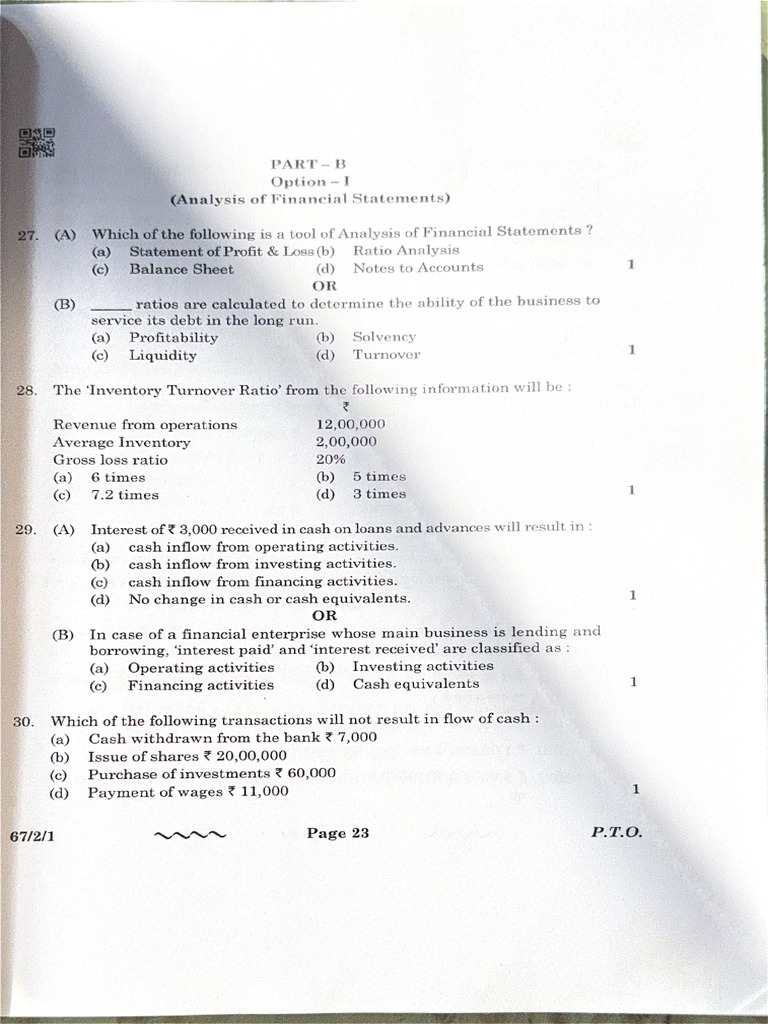 Analysis of Financial Statements | PDF