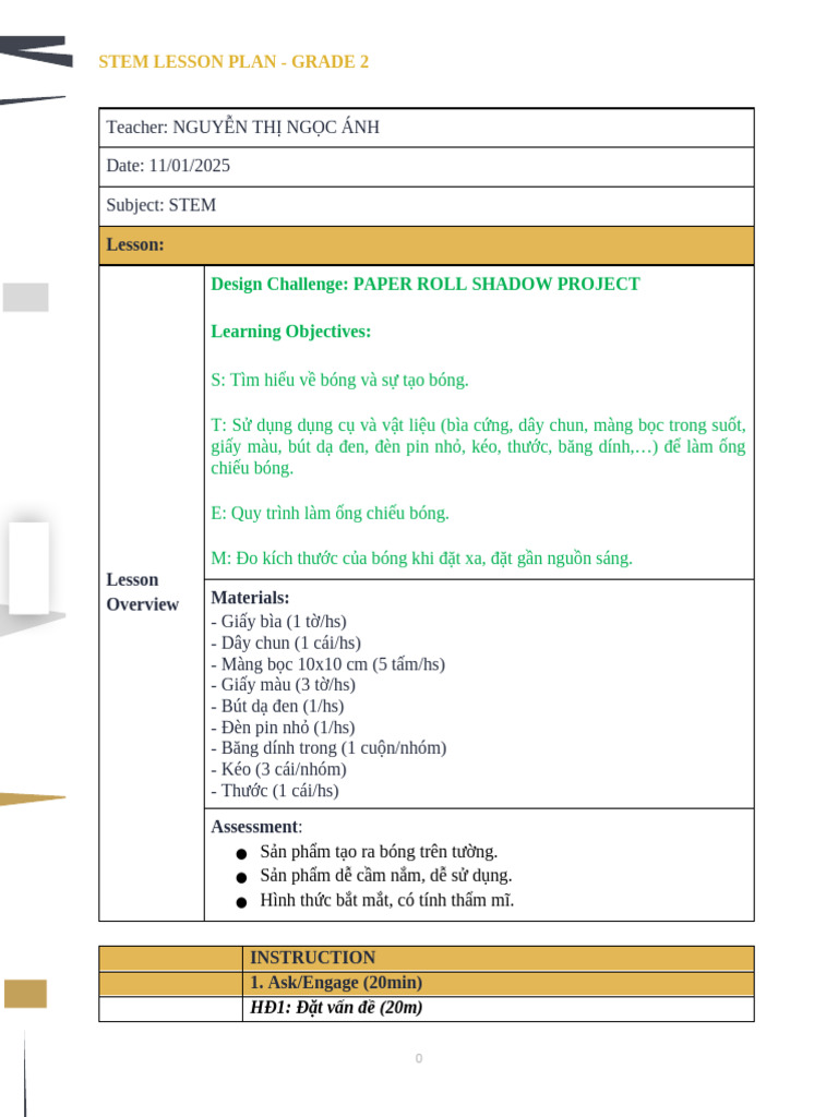 24-25 STEAM G2 Paper Tube Shadow Anhntn | PDF