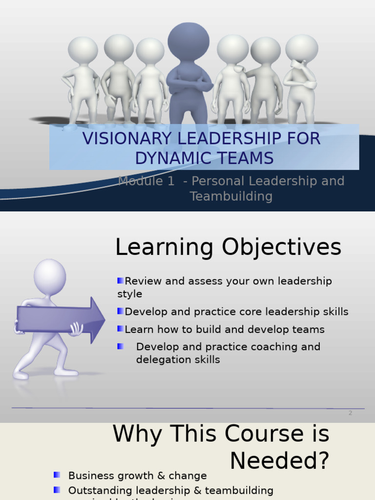 Visionary Leadership for Dynamic Teams | PDF | Leadership | Goal