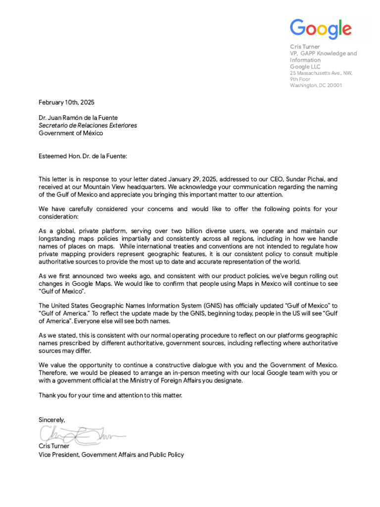 Carta Google Golfo de México | PDF