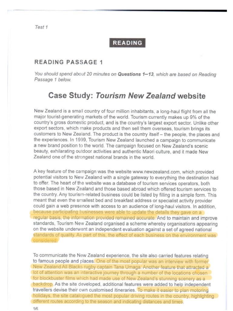 Cam 13 Test 1 Reading Pdf