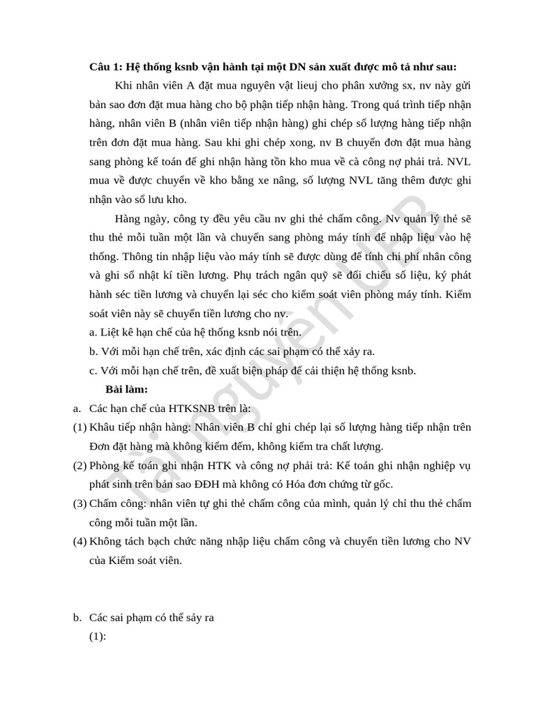 Ôn Tập Cuối Kỳ - Ktcb - Miền | PDF