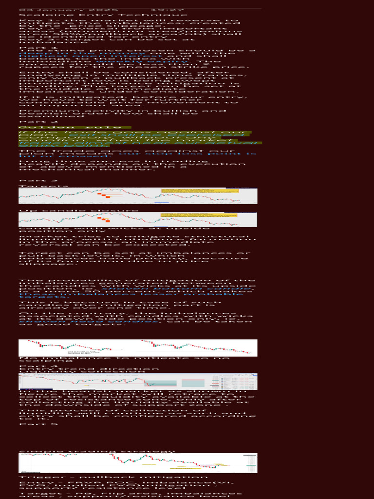 Scalping Entry Technique | PDF