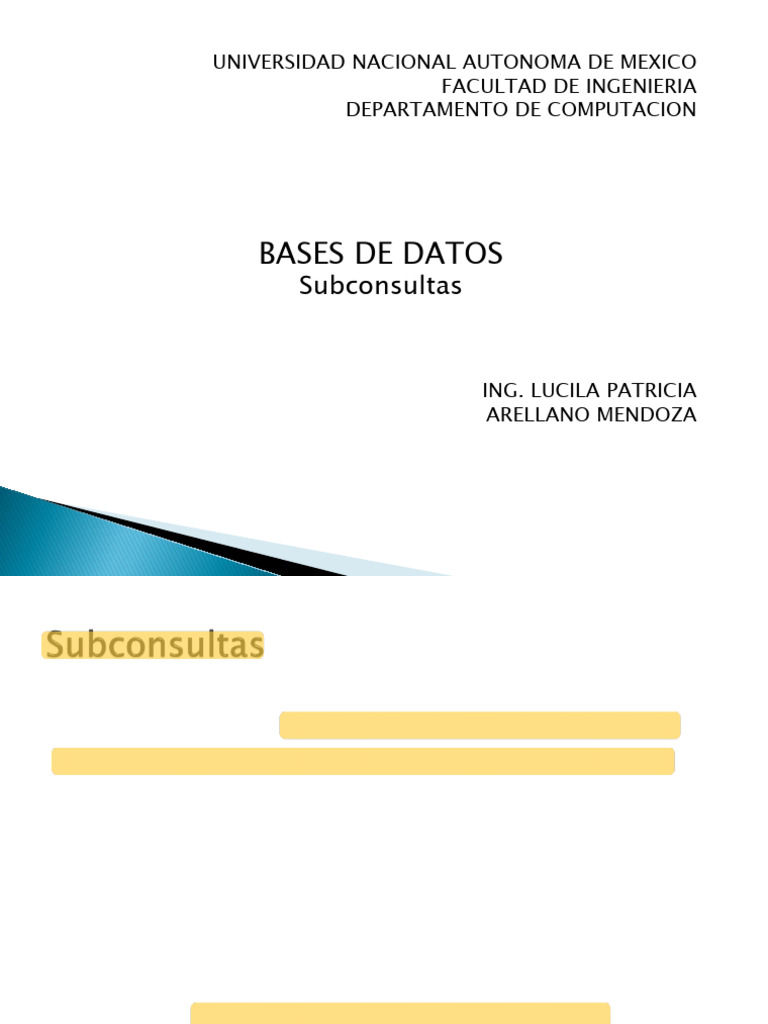 Tema 73 Subconsultas RSuDrFr 241114 064948 | PDF | Bases de datos ...