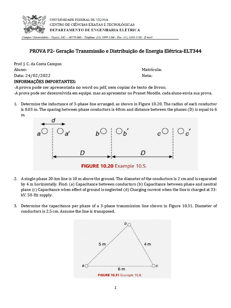 Prova P2AtualELT344GTDE@24fev22 | PDF