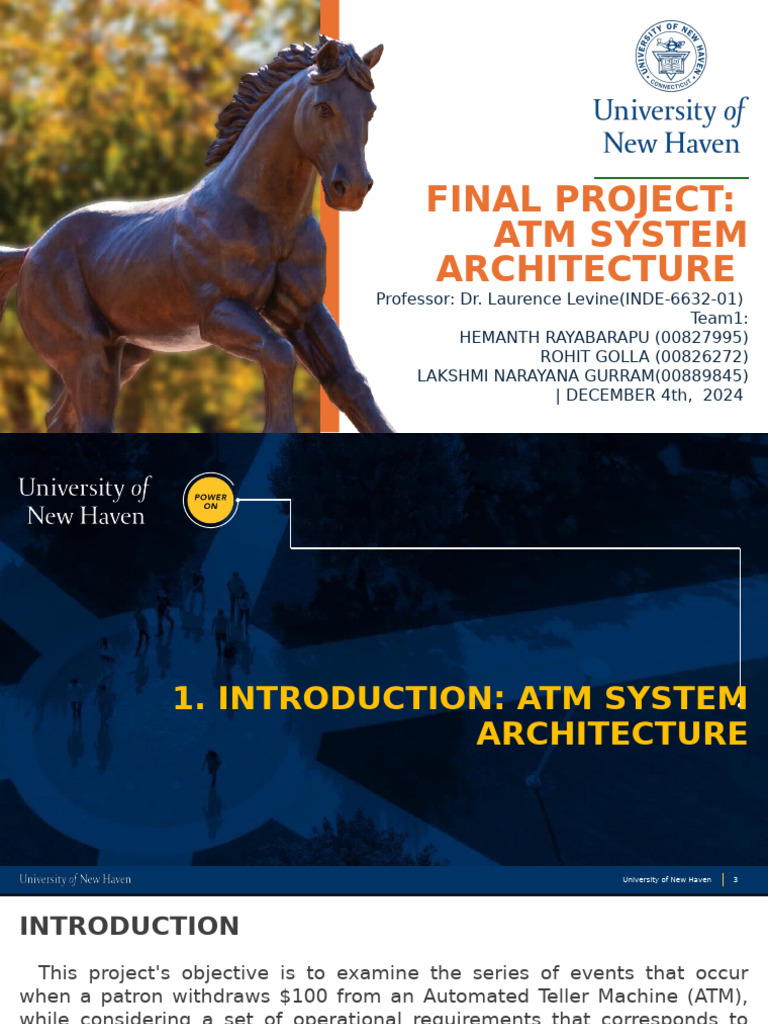 ATM System Architecture Overview | PDF | Automated Teller Machine ...