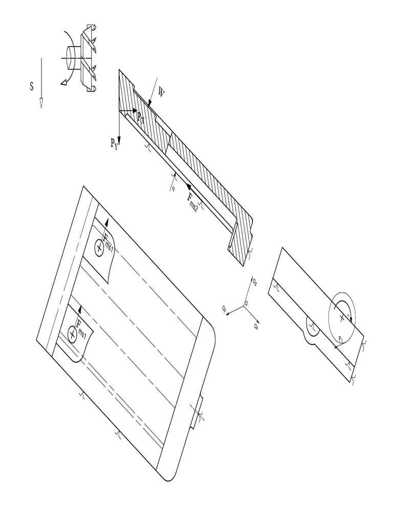 Diagram of Force and Motion Variables | PDF