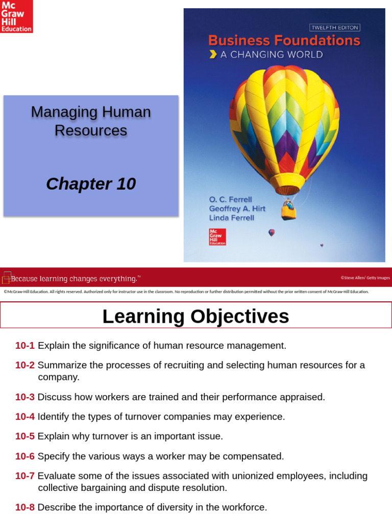 Ferrell 12e PPT Ch10 Rev | PDF | Cost Of Living | Employment