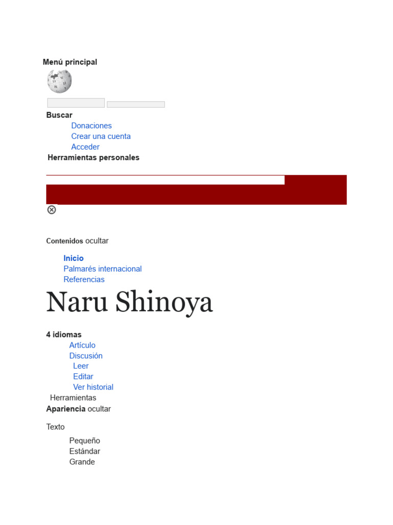 Naru Shinoya | PDF | Wikipedia | Red mundial