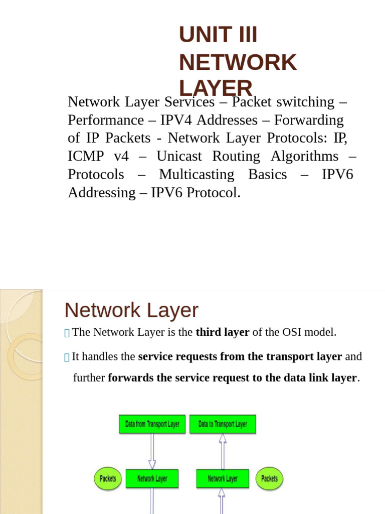 Network Layer 2 | PDF | Internet Protocols | Routing