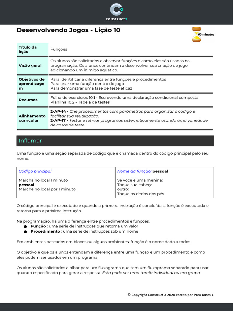 Lesson 10 - Functions | PDF | Som