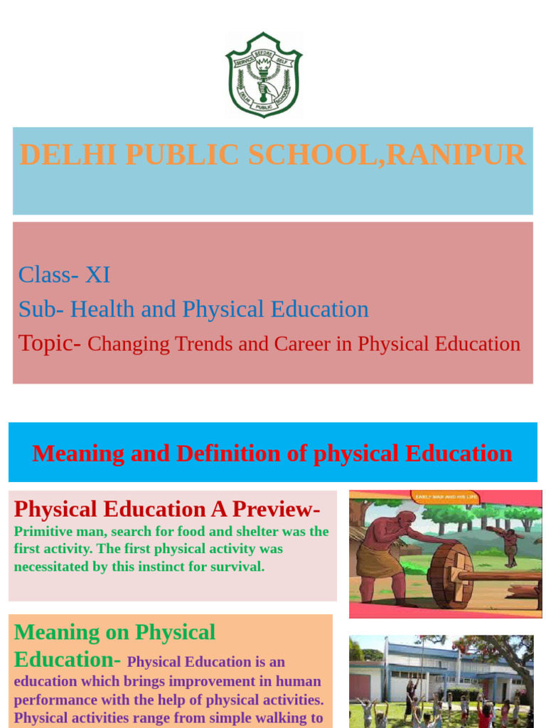 Meaning and Definition of Physical Education | PDF | Physical Education ...