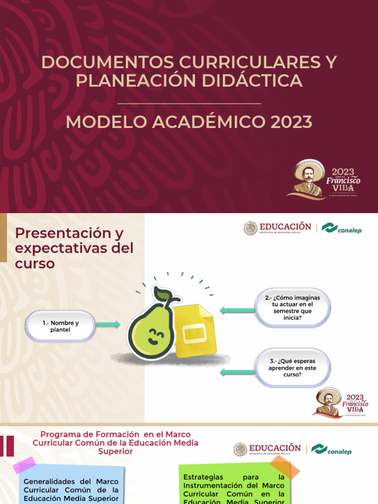 Documentos Curriculares y Planeación Didáctica 2023 - Humanidades | PDF | Plan de estudios ...