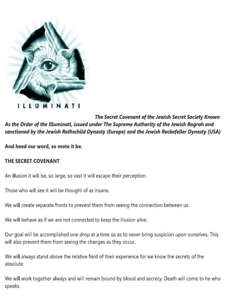 The Secret Covenant of the Illuminati | PDF