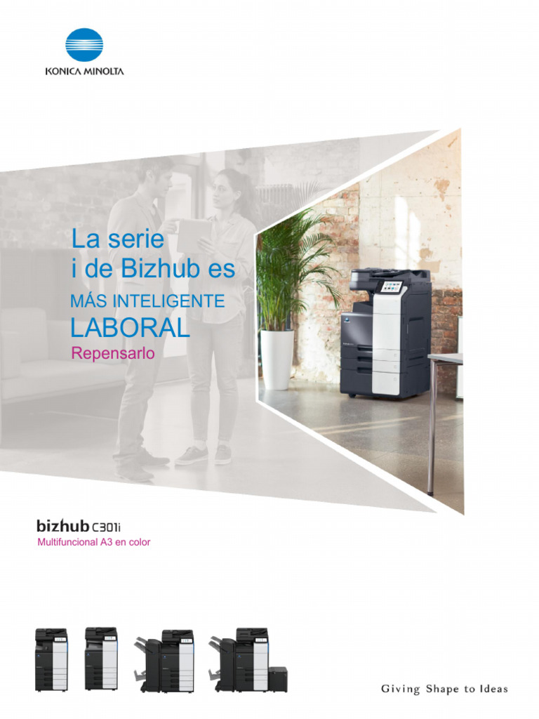 Konica Minolta Bizhub C301i Brochure | PDF | Fax | USB