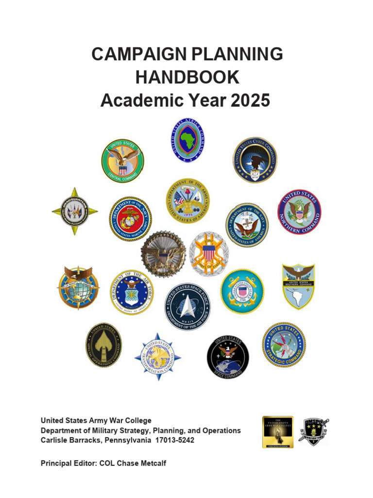 Campaign Planning Handbook 2025 | PDF | United States National Security ...