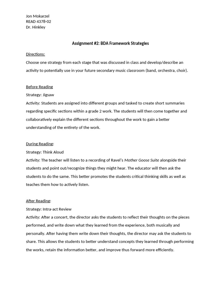 Asst 2 BDA Strategies | PDF