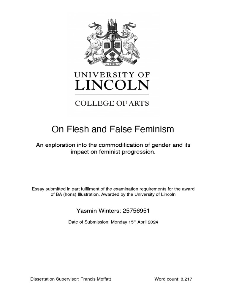 On Flesh and False Feminism by Yasmin Winters | PDF | Feminism | Gender ...