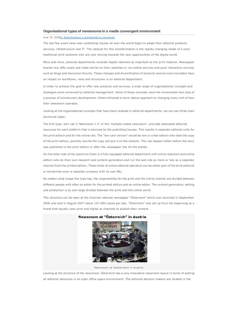 Newsroom Structure and Graphics Overview | PDF | The Daily Telegraph ...