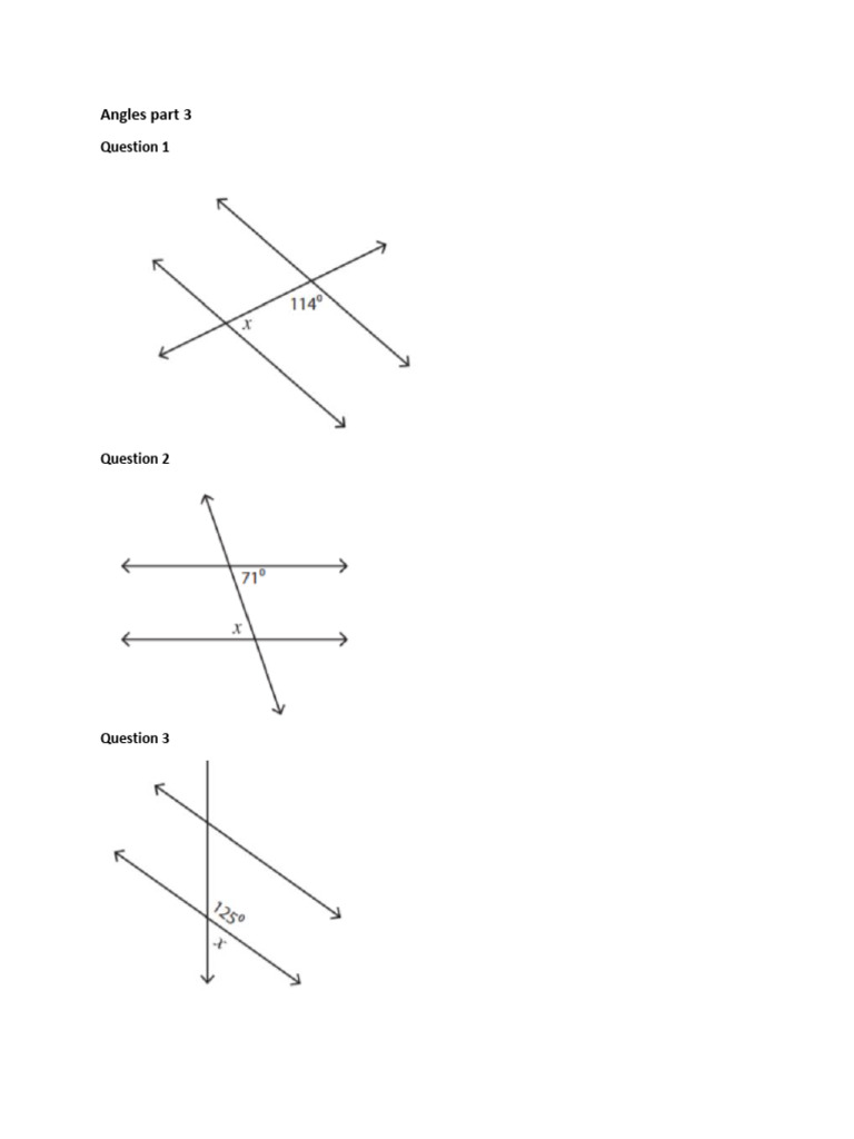 Angles Part 3 | PDF