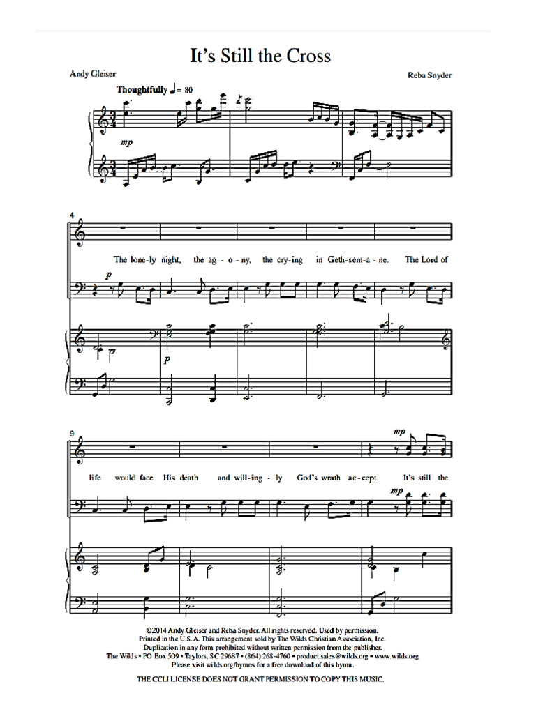 Its Still the Cross | PDF