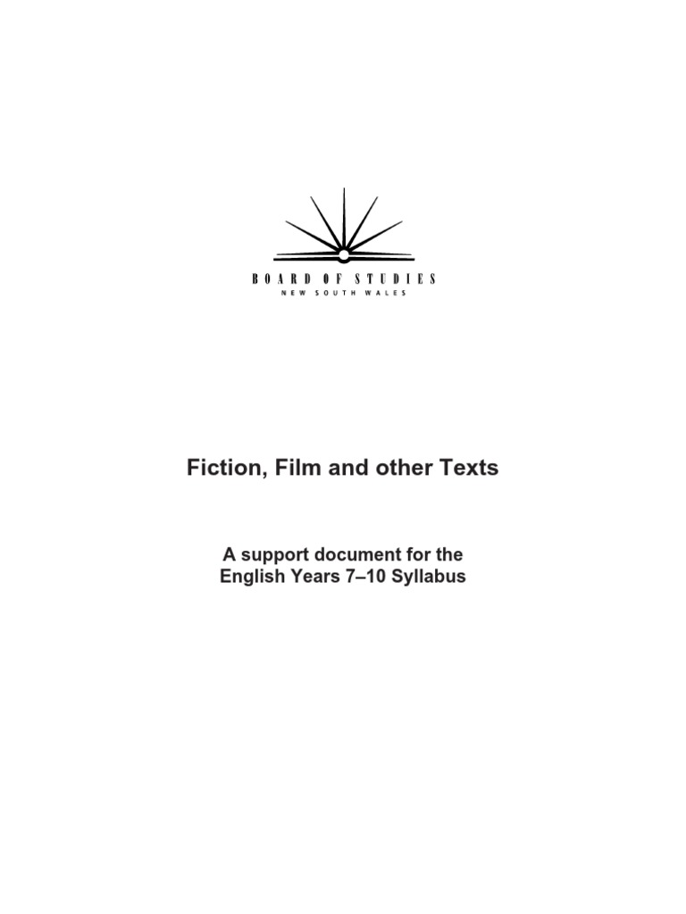 Fiction Film Text Support | PDF | Short Stories | Copyright