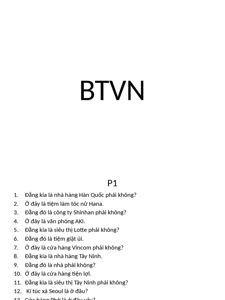 BTVN | PDF