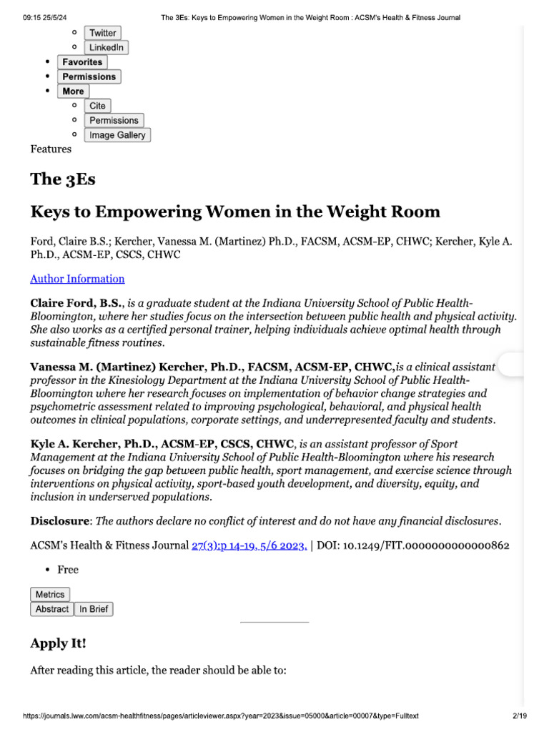 3es Women | PDF