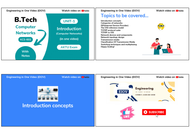 Unit 1 Computer Networks | PDF