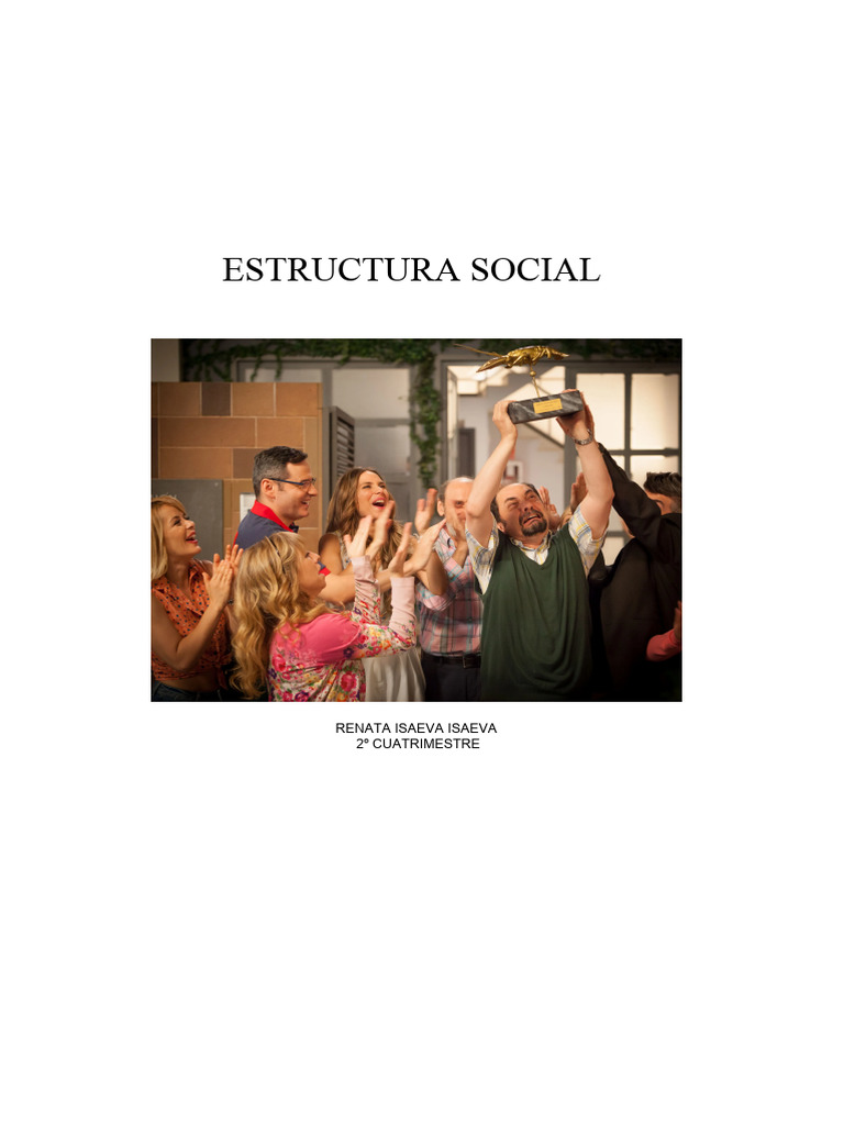 ESTRUCTURA SOCIAL | PDF | Sociedad | Desigualdad social