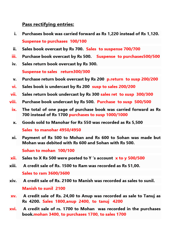 Work Sheet Rectification | PDF | Business | Financial Economics