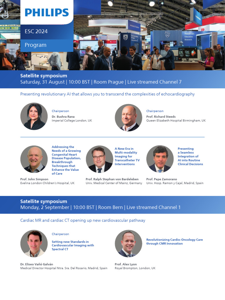 Esc Digital Program 2024 | PDF | Echocardiography | Heart