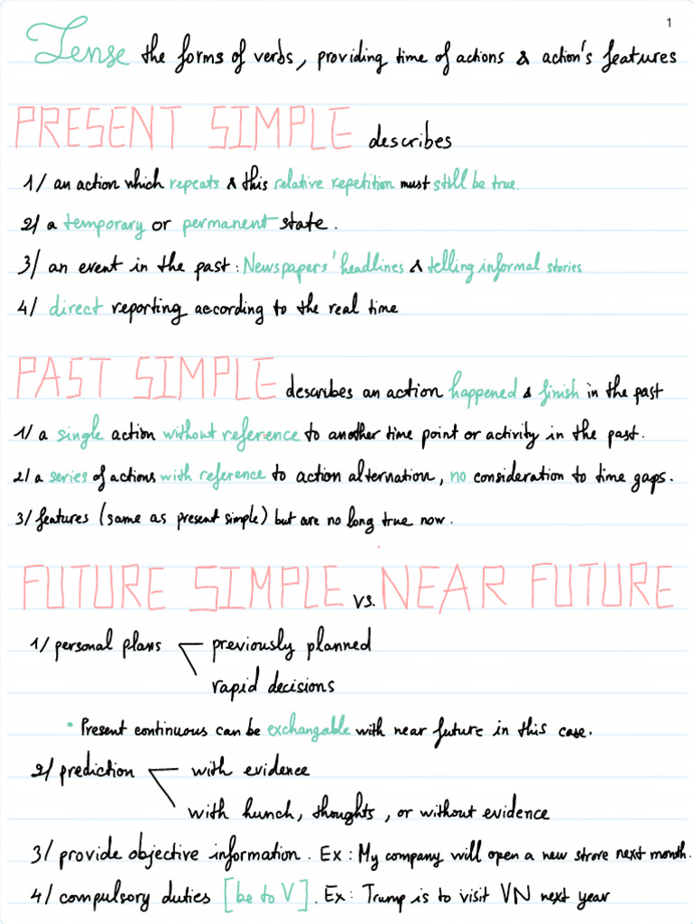 Simple Tenses | PDF